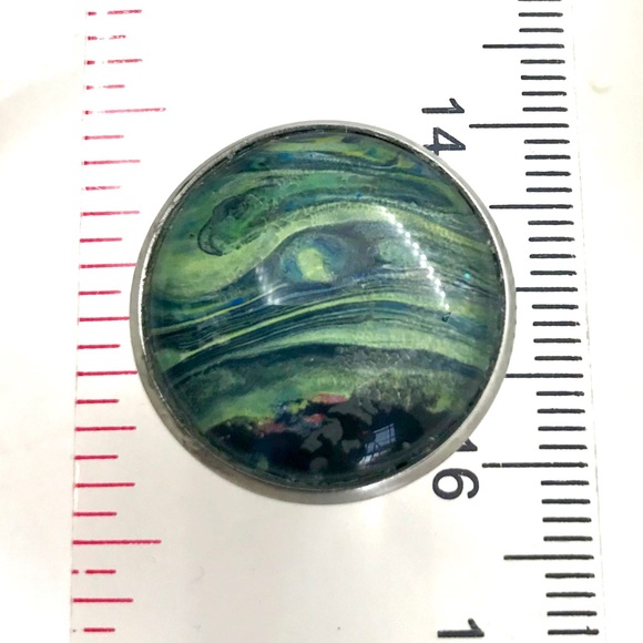 Hand Crafted | Other | Handmade Handcrafted Glass Dome With Metal Base ...